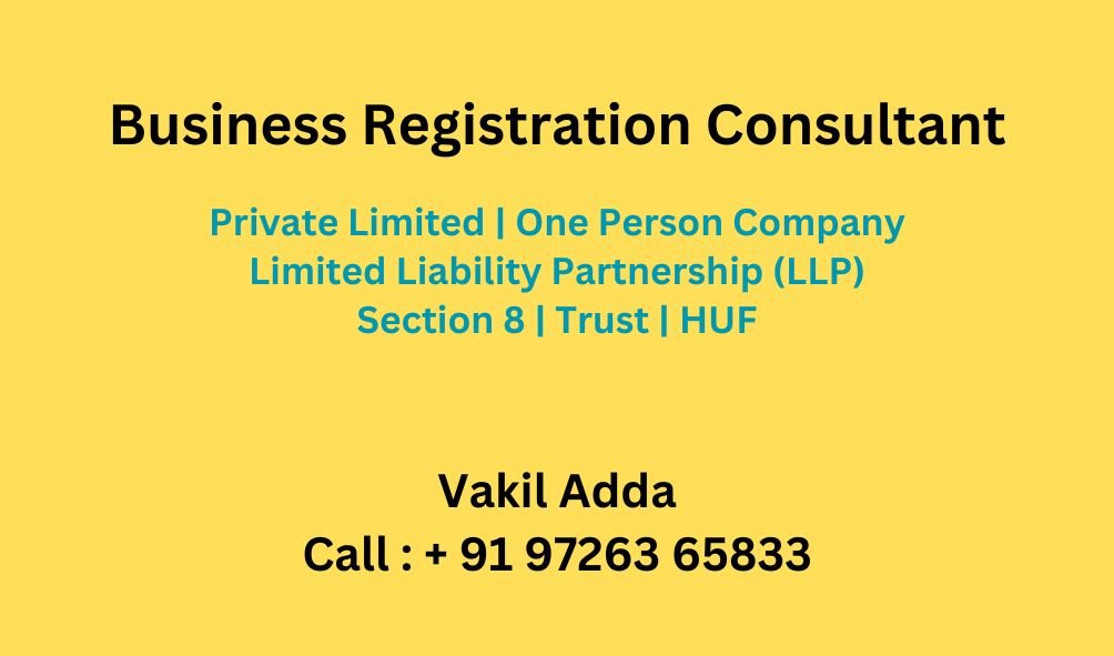 Business Registration Consultant - Register Your Business