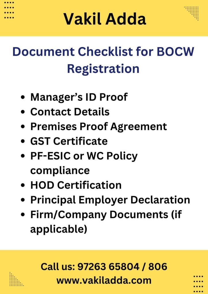 BOCW Registration Consultant | Fast & Easy Approval